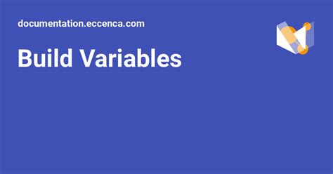 build variables