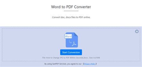 How To Completely Convert Word To PDF SanPDF Converter Free