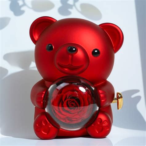 Pudełko Na Biżuterię Obracający Się Misiek Rosbear