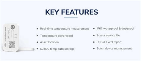 Ble Beacon Temperature Smart Iot Device Asset Tag Ibeacon