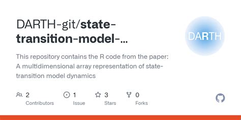 Github Darth Gitstate Transition Model Dynamics This Repository Contains The R Code From The