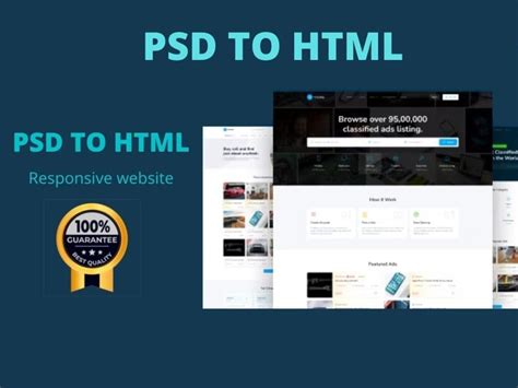 Psd To Html Responsive Website Figma To Html Css Bootstrap Xd To Html Upwork