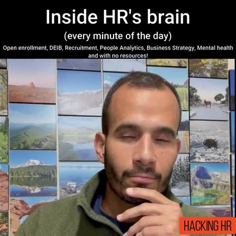 hacking hr on linkedin they can say whatever they want about hr but never that the brain of an