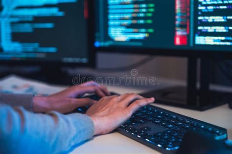 Close Up Ux Developer And Ui Designer Use Augmented Reality Brainstorming About Mobile App