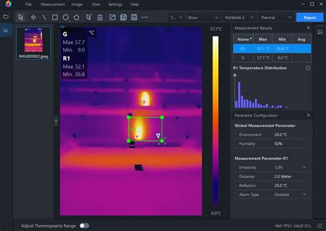 Hikmicro Analyzer Ohjelma Lämpökamerat Lämpötilan Mittaus Sähköasentajan Mittalaitteet