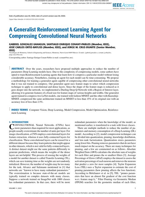 Pdf A Generalist Reinforcement Learning Agent For Compressing