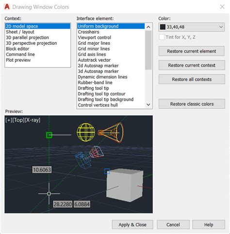 Dark Or Light Theme In Autocad Seiler Design Solutions