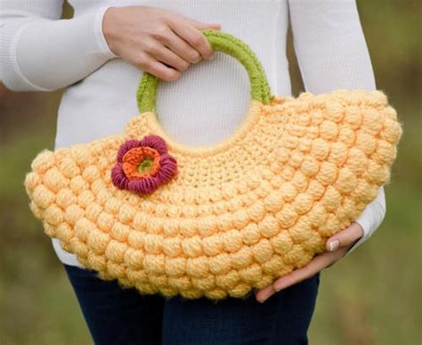 Crochet Girls Purse Pattern Flower Purse Pdf Pattern Hot Sex Picture