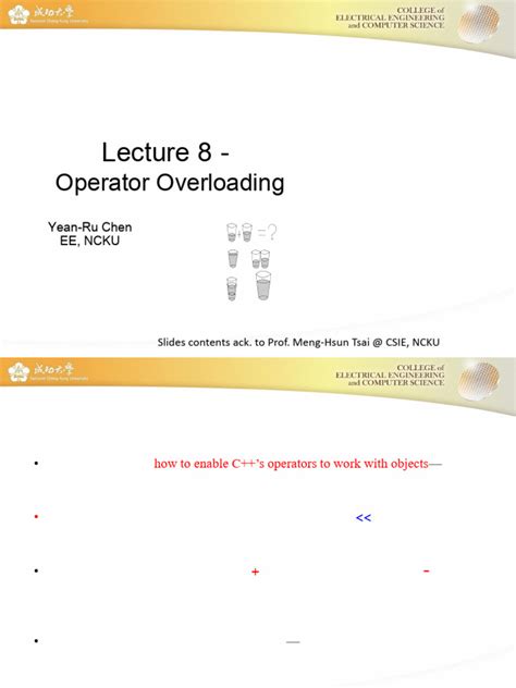 08 Operator Overloading Pdf Pointer Computer Programming