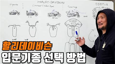 할리데이비슨 입문 기종 선택방법 Youtube