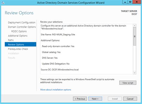 Step By Step Deploying A Read Only Domain Controller Windowstechno