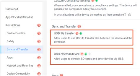 Utilizing USB File Transfer And External Device Policy In AirDroid Business For Data Sync And