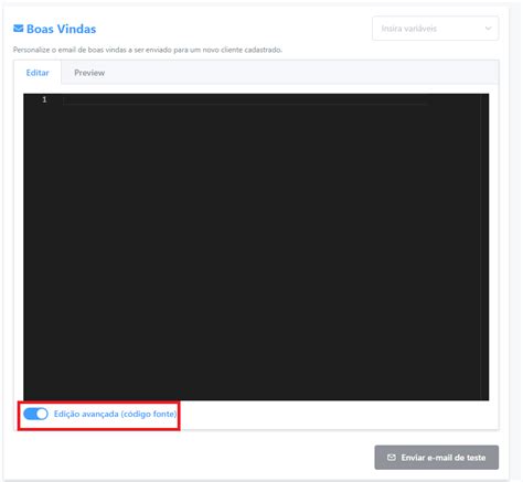 como personalizar o conteúdo dos e mails automáticos pré configurados