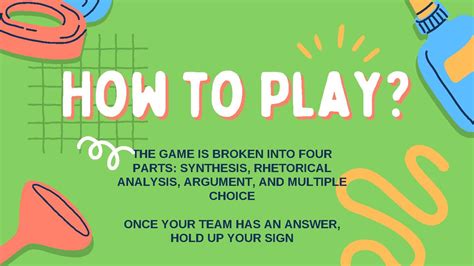 Ap Lang Review Game By Sassyinsecondary Tpt