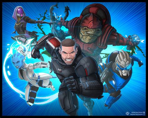 Mass Effect Squad By Szymshady On Deviantart