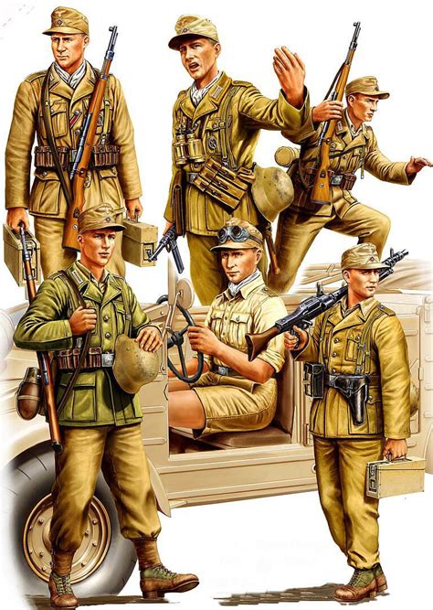135 Deutsches Afrikakorps Figuren Hobby Boss Marken Faller
