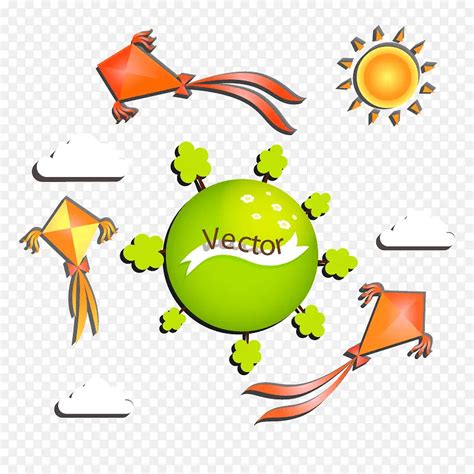 手绘风筝地球矢量图png图片素材下载 图片编号yemojmol 免抠素材网