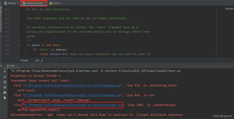 报错unicodedecodeerror ‘gbk‘ codec can‘t decode byte 0xad in position 47