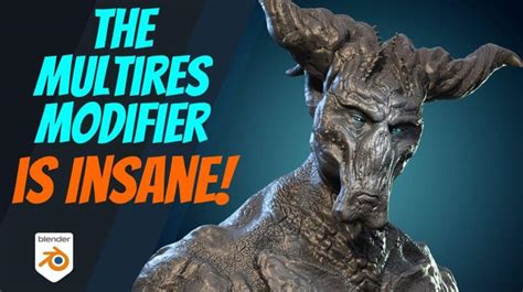The Multiresolution Modifier Is Insane Blender BlenderNation Bazaar