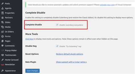 disable gutenberg editor in wordpress 5 0 tech prastish