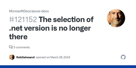 The Selection Of Net Version Is No Longer There Issue 121152