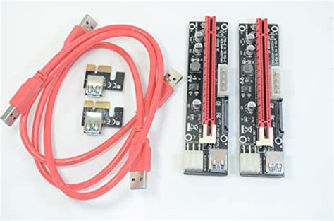 Pcie Riser 1x To 16x Crypto Graphic Card Extension Gpu Mining Powered Riser Adapter Pcie Riser