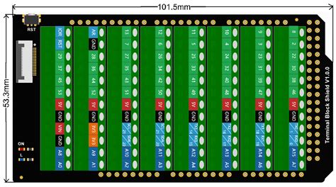 接线端子扩展板兼容mega Arduino Dfrobot创客商城