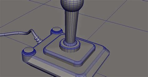 Maya Polygon Modeling Joystick Modeling 多邊型搖桿建模