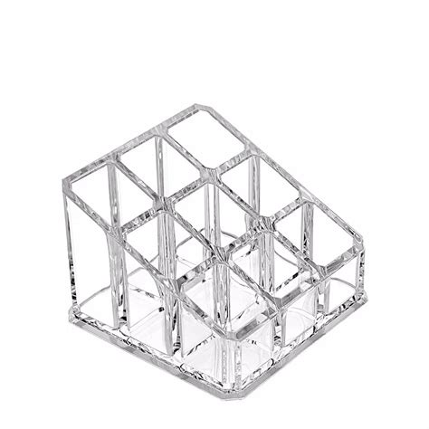 Прозрачный акриловый макияж органайзер для макияжа кисть Косметика для хранения инструментов