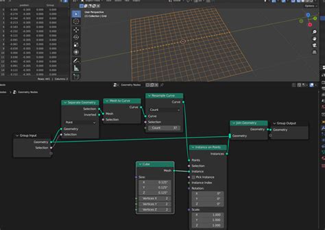 Geometry Nodes Instancing Points On A Vertex Group Tutorials Tips