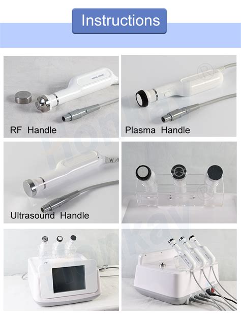 3 Handles Plasma Rf Ultrasound Beauty Machine For Acne And Skin Lifting