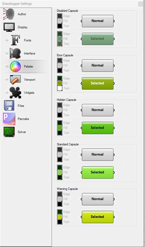 Highlight Color Components In Gh Canvas Missing Grasshopper Mcneel Forum