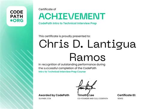 Chris Lantigua On Linkedin Codepath Techprep Grateful