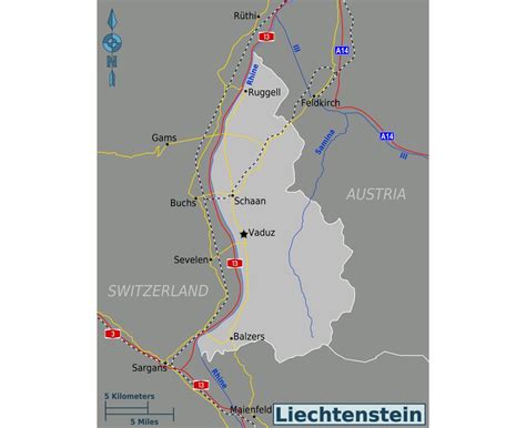 Карты Лихтенштейна Коллекция карт Лихтенштейна Европа Maps Of The World Карты всех