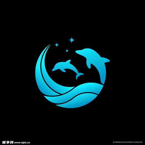 海豚logo设计图 广告设计 广告设计 设计图库 昵图网nipic