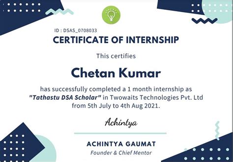 Chetan Kumar On Linkedin Internship Datastructures