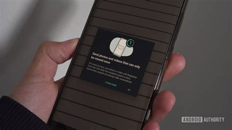 How To Use Whatsapps View Once Messages Feature Android Authority
