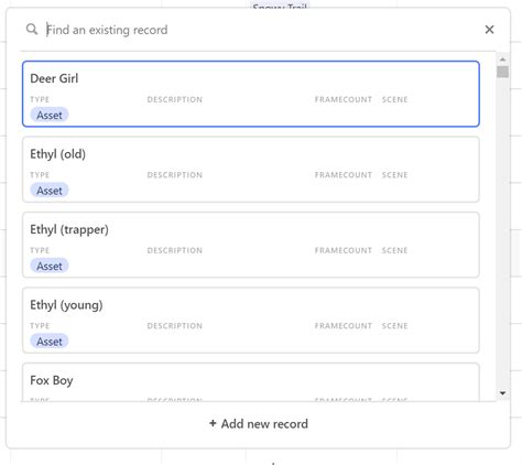 Choosing Which Fields To Preview When Selecting Records To Link Airtable Community