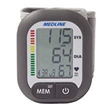 Medline Plus Digital Wrist Blood Pressure Monitor Ct