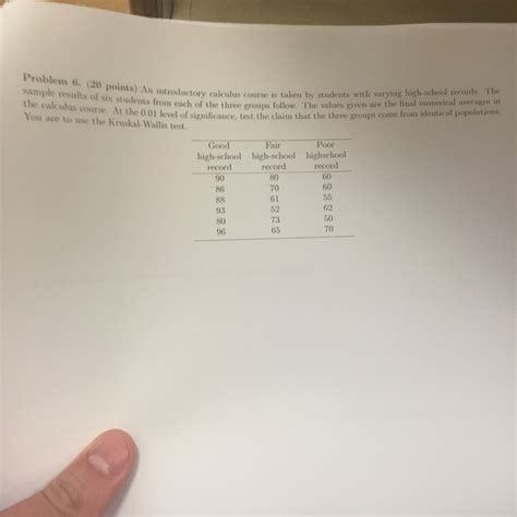 Solved An Introductory Calculus Course Is Taken By Babes Chegg Com