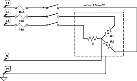 Heat Controlling Three Phase Heating Element Electrical Engineering
