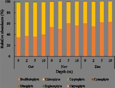 Phytoplankton Communitys Temporal Spatial Variation At A Phylum Level Download Scientific