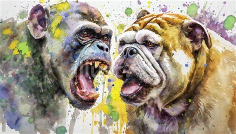 犬猿の仲イラスト No 25142909｜無料イラスト・フリー素材なら「イラストac」