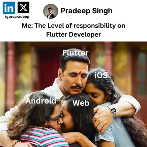 Pradeep Singh On Linkedin Flutter Developer Coding Managing Siblings Codebase Android Ios