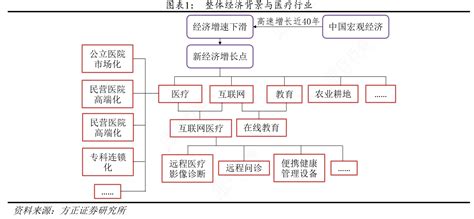 你知道整体经济背景与医疗行业的概念是怎样的 行行查 行业研究数据库
