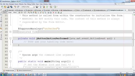 Java Netbeans In Hindi 13 Message Dialog Box Youtube