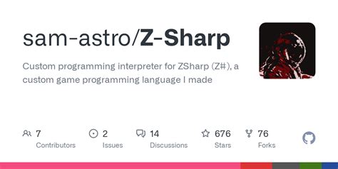 GitHub Sam Astro Z Sharp Custom Programming Interpreter For ZSharp
