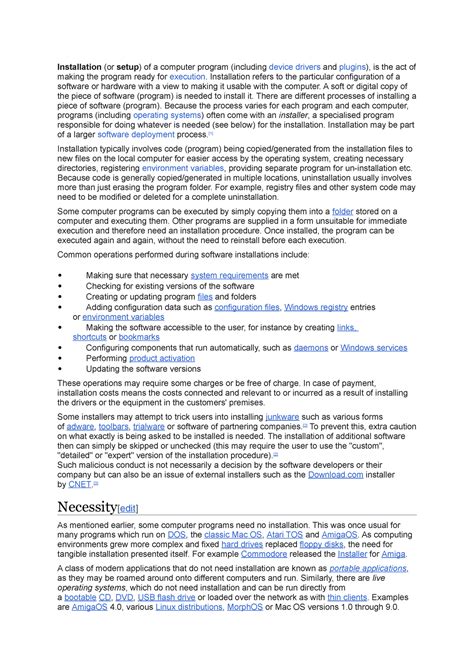 Installation Process Installation Or Setup Of A Computer Program Including Device Drivers