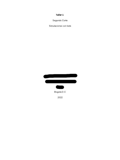 Simulaciones En Tinkercad Pdf Pdf