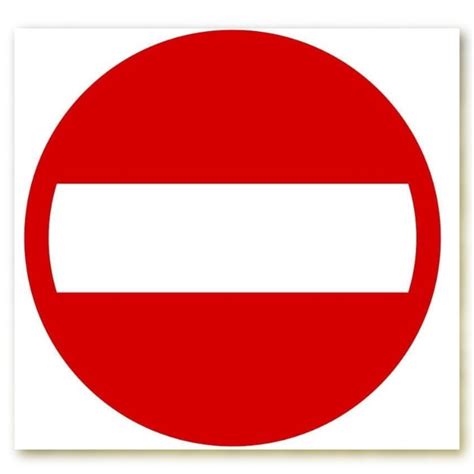 Indicator Accesul Interzis Moj Dom Pvc 33 X 33 Cm Emag Ro